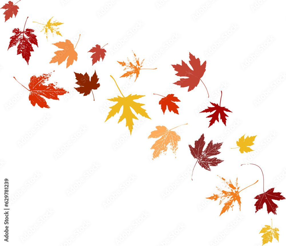 Orange Maple Leaf Clip Art