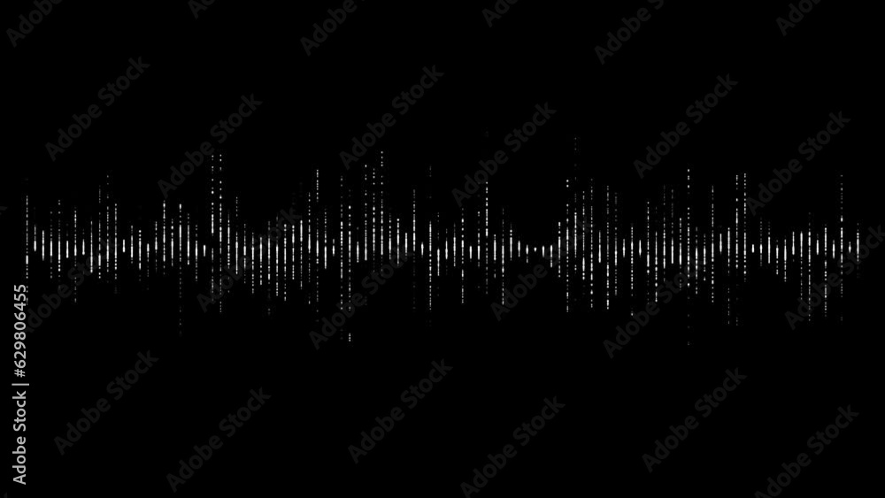 Vidéo Stock Animation of music equalizers and visualizer, vertical ...