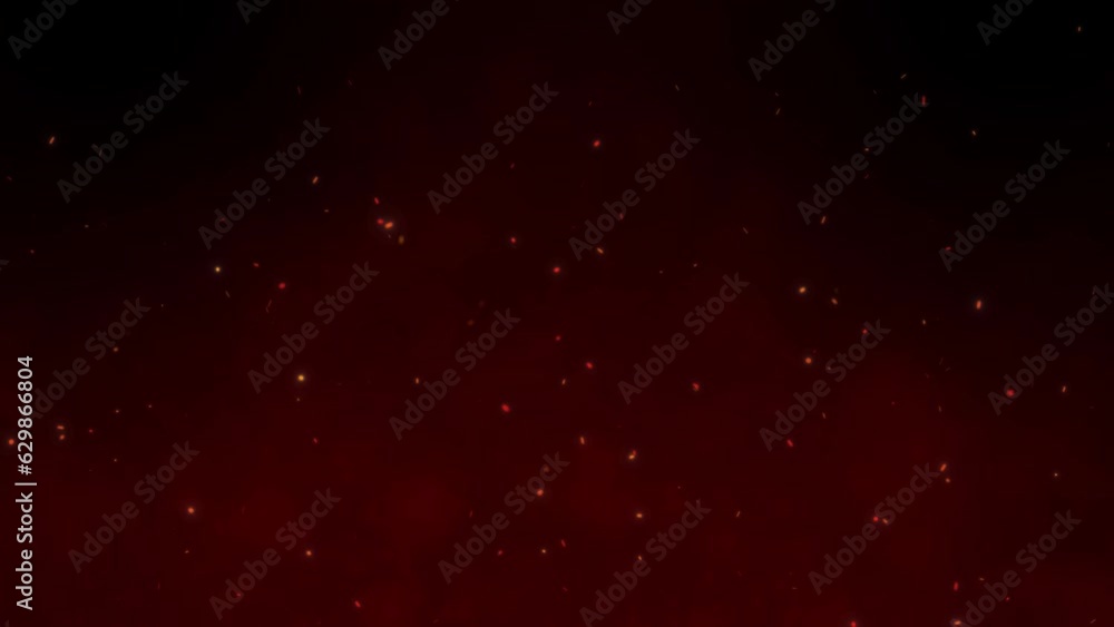 4k Fire embers fire sparks background,fire flames particles swirls in ...