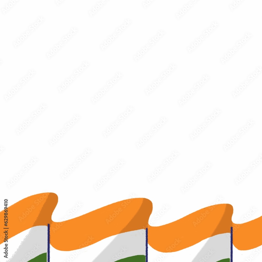 Celebrate freedom and independence with the Indian flag, a symbol of ...