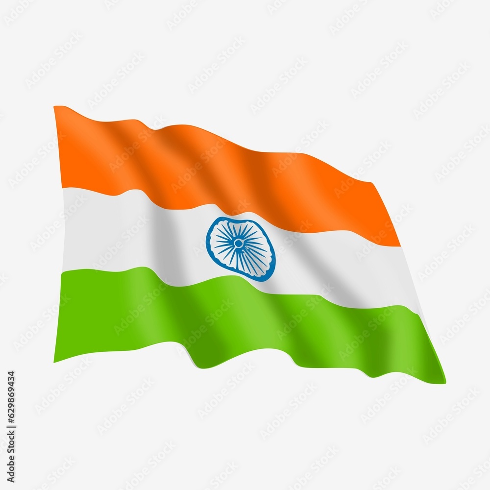 Celebrate freedom and independence with the Indian flag, a symbol of ...