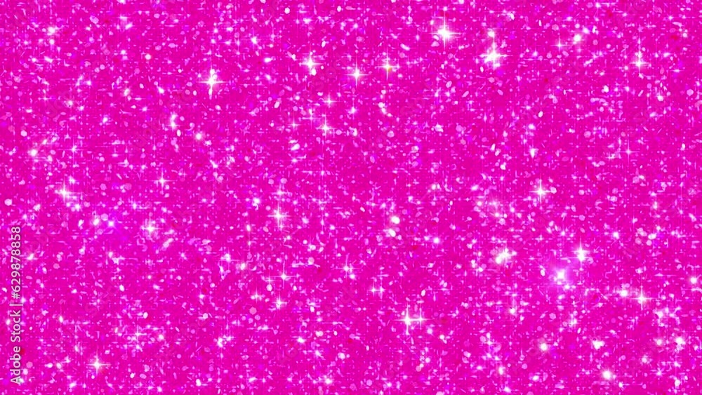 Pink glamour glitter background, looping animation, shiny, sparkling ...