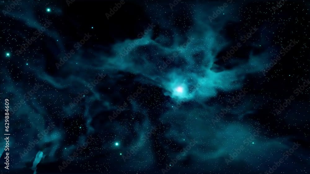 Scenic Spiral Infinite Galaxy Outer Space Travel Center Moving Stars ...