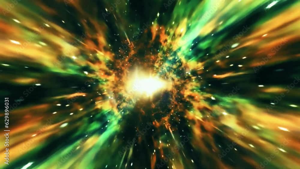 Flying through space passing stars. 4k motion design Loop Animation for ...