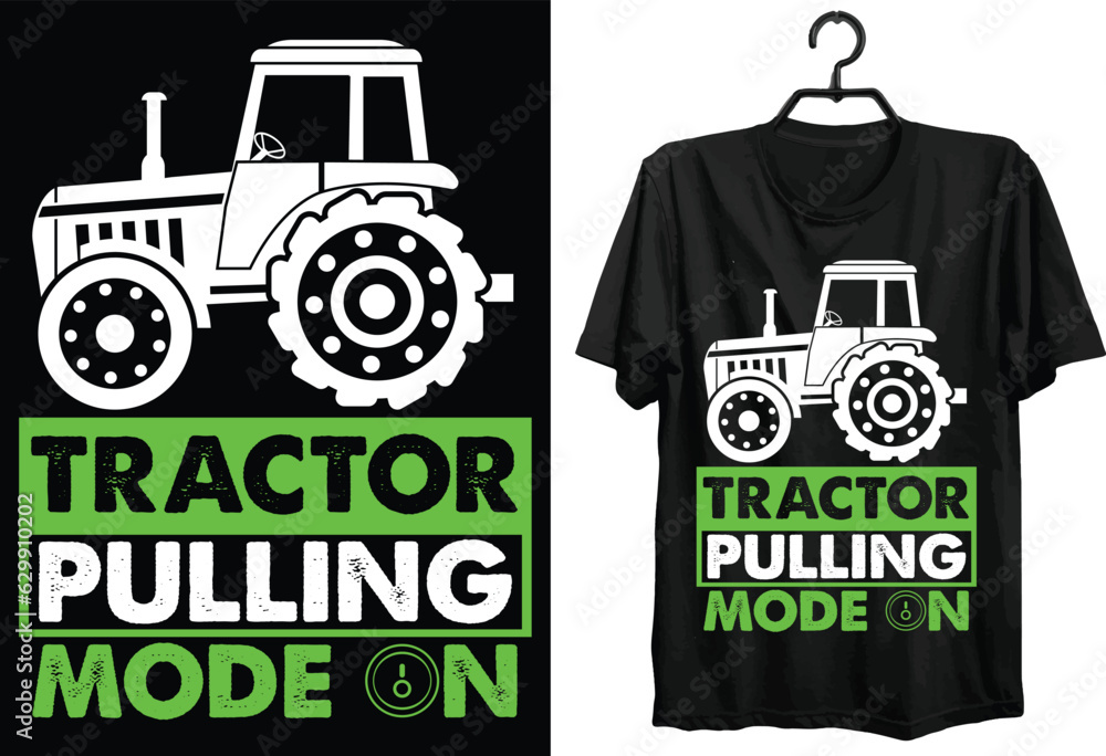 Tractor Pulling Svg T-shirt Design. Funny Gift Tractor Pulling T-shirt ...