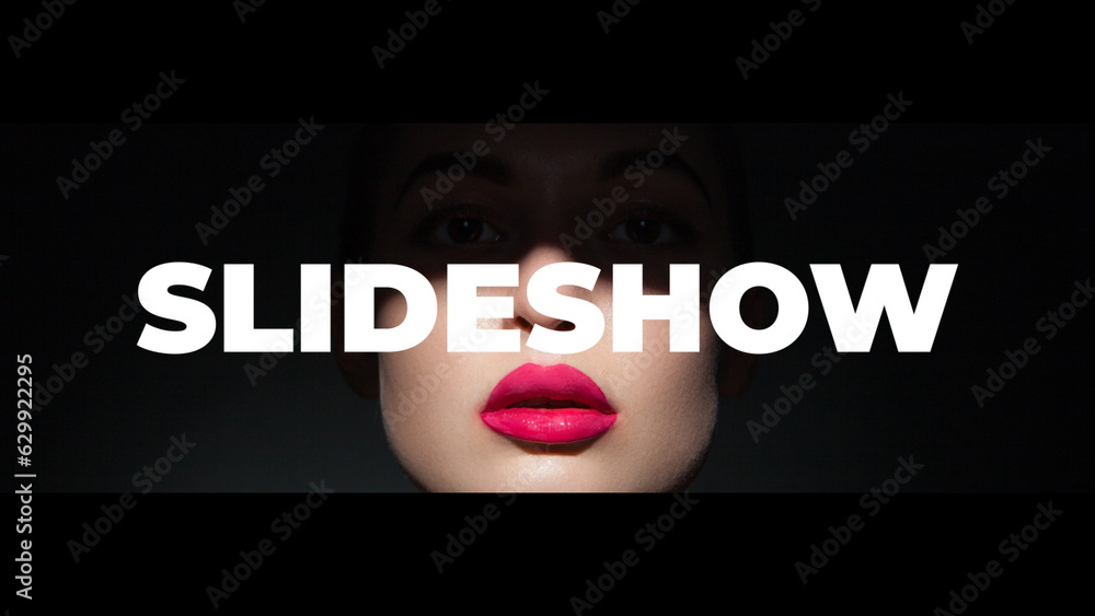 Slideshow Intro template features a short introduction with fast moving ...