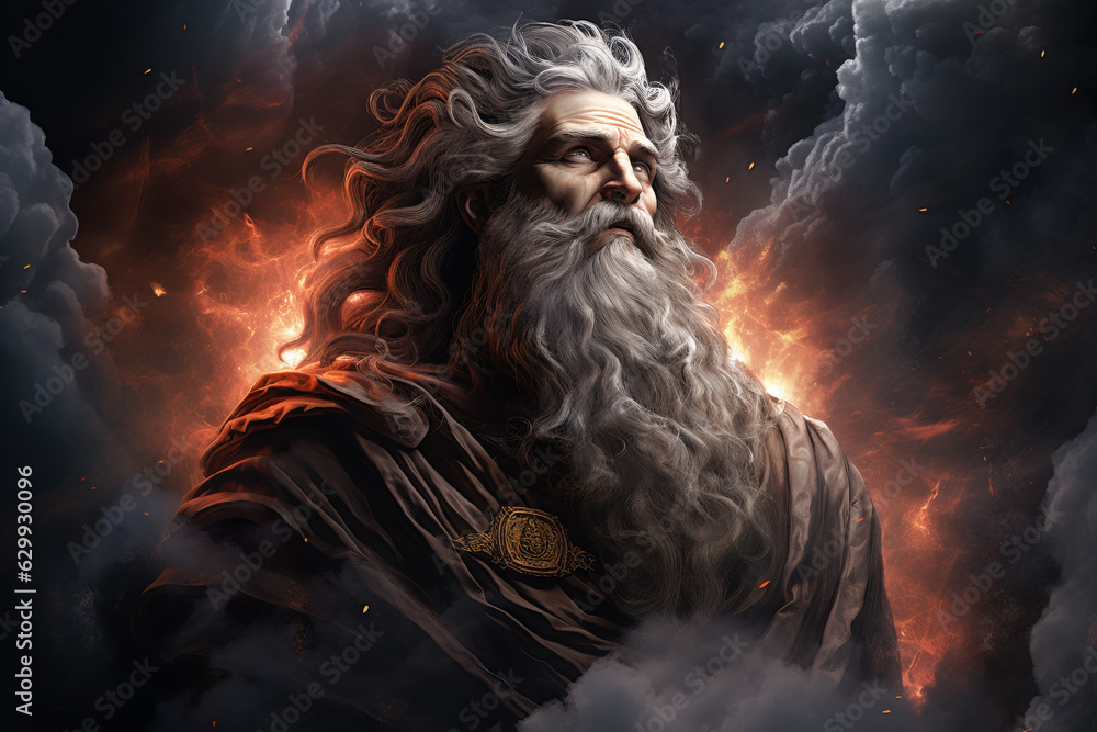 The almighty ancient Greek god Zeus Stock Photo | Adobe Stock