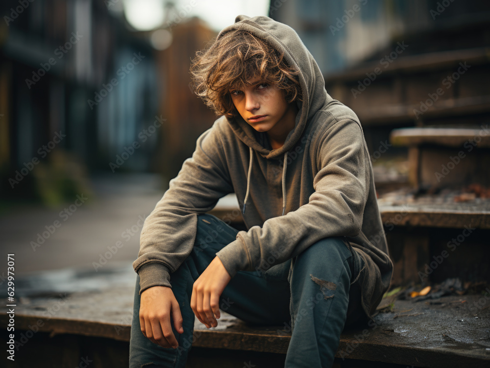 Depressed Young man, Teenager, Boy, Suffering From Depression, Youth ...