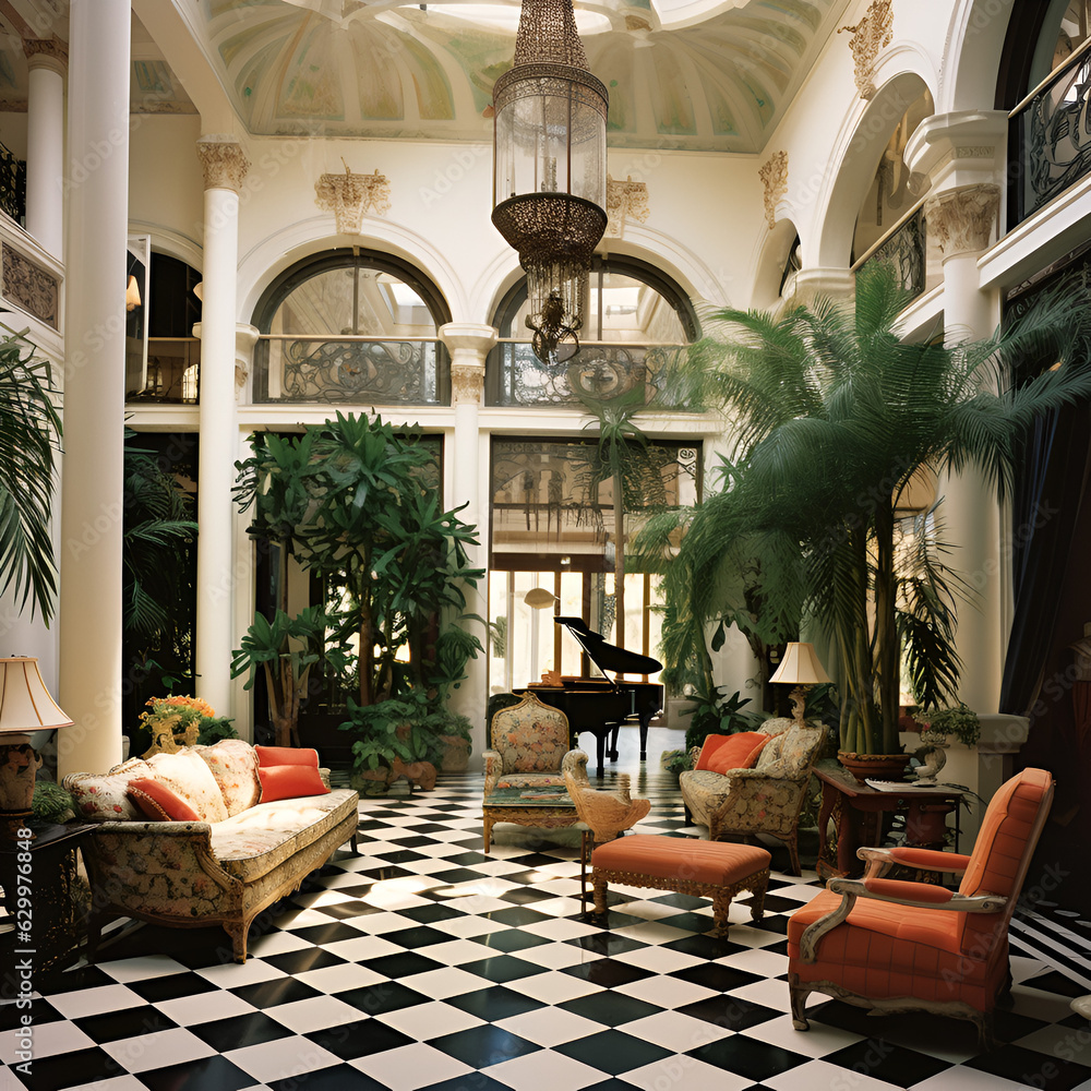 An architectural digest interior from the 70s by miles redd featuring ...