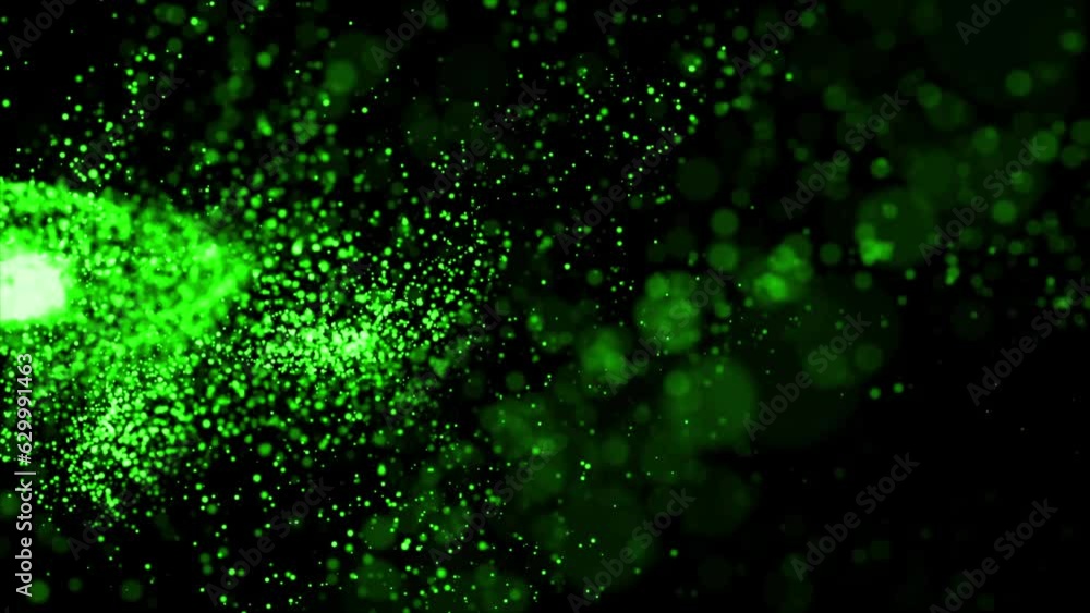 Green Fire Particles Background. Green Fire Sparks Particles Background ...