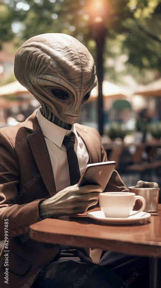 Interstellar traveler delights in trying Earthly pastries and drinks ...