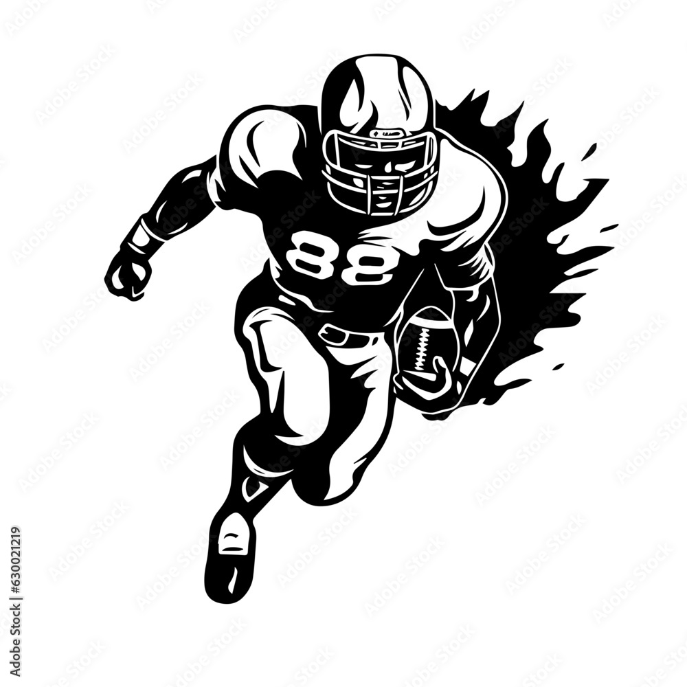 football player svg, Football name svg, football svg, football team svg ...
