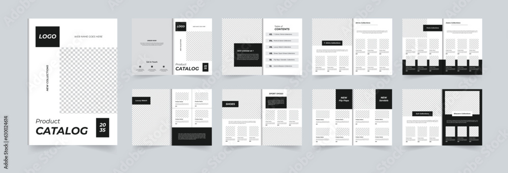 Modern Product catalog template design or fashion catalog or company ...