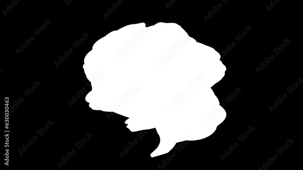 A 3D animation of a human brain spinning and twisting. Brain fog ...