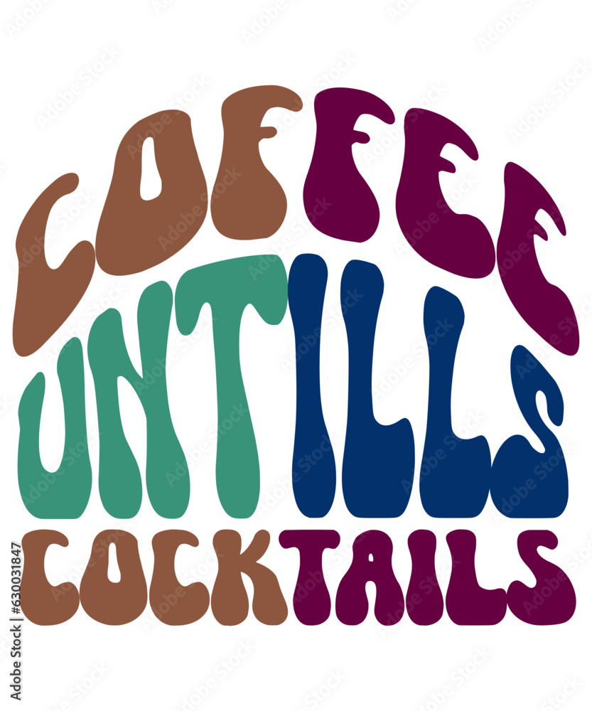 Vetor de RETRO COFFEE Svg Bundle, Groovy COFFEE Svg Bundle, Iced Coffee ...