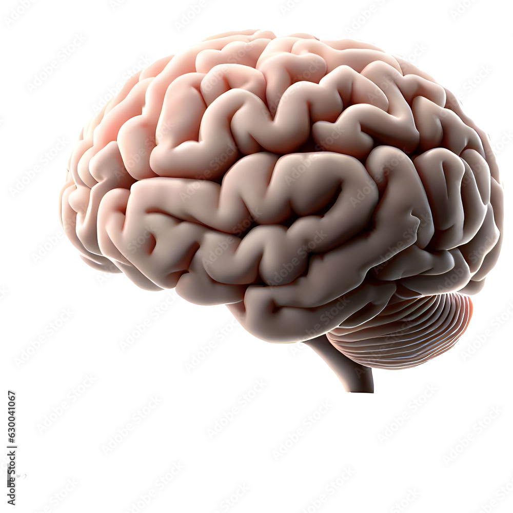 Detailed Brain Structure in Isolation" "Brain Anatomy in 3D" om ...