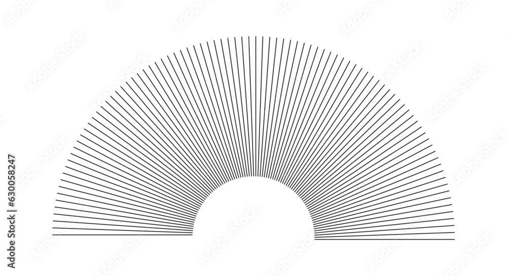 Vetor de Vector Lines, Sun Rays, Radial Lines, Vintage Sun Rays, Deco ...
