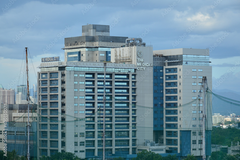 The medical city hospital building facade in Pasig, Philippines Stock Photo | Adobe Stock