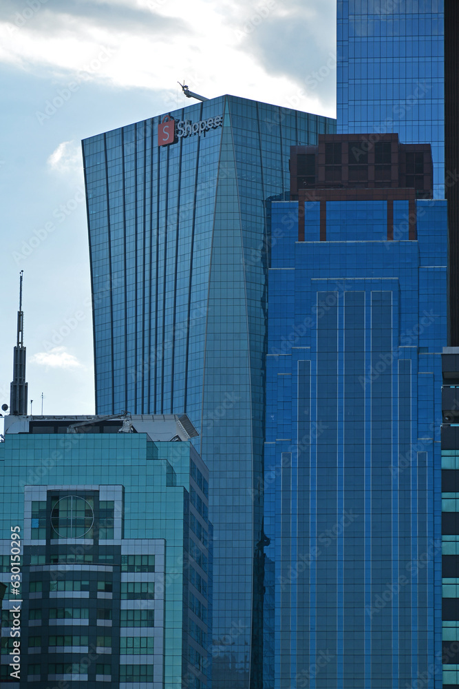 Shopee building facade in Pasig, Philippines Stock Photo | Adobe Stock