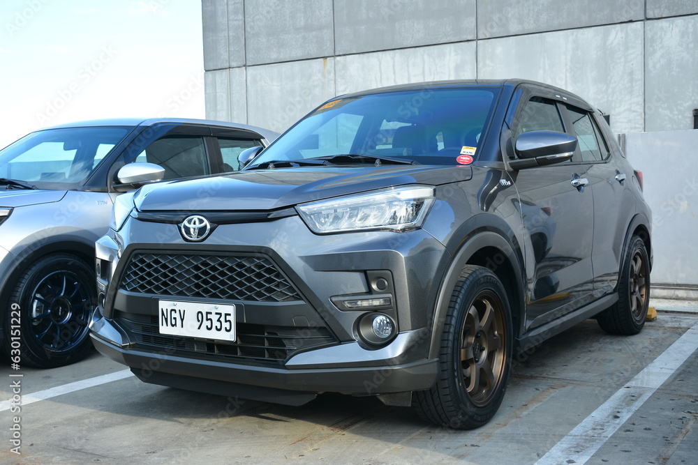 Toyota raize at tastefully built in Pasig, Philippines foto de Stock ...