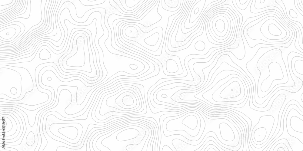 Seamless pattern with lines Topographic map. Geographic mountain relief ...