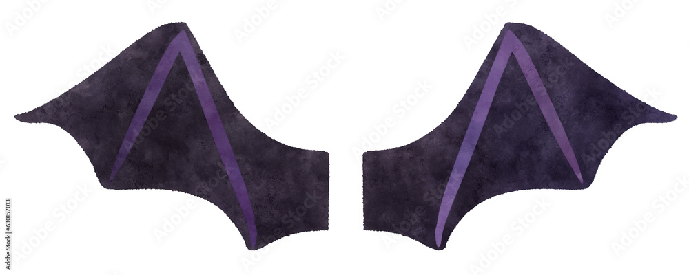 Halloween bat wings clip art PNG Stock Illustration | Adobe Stock