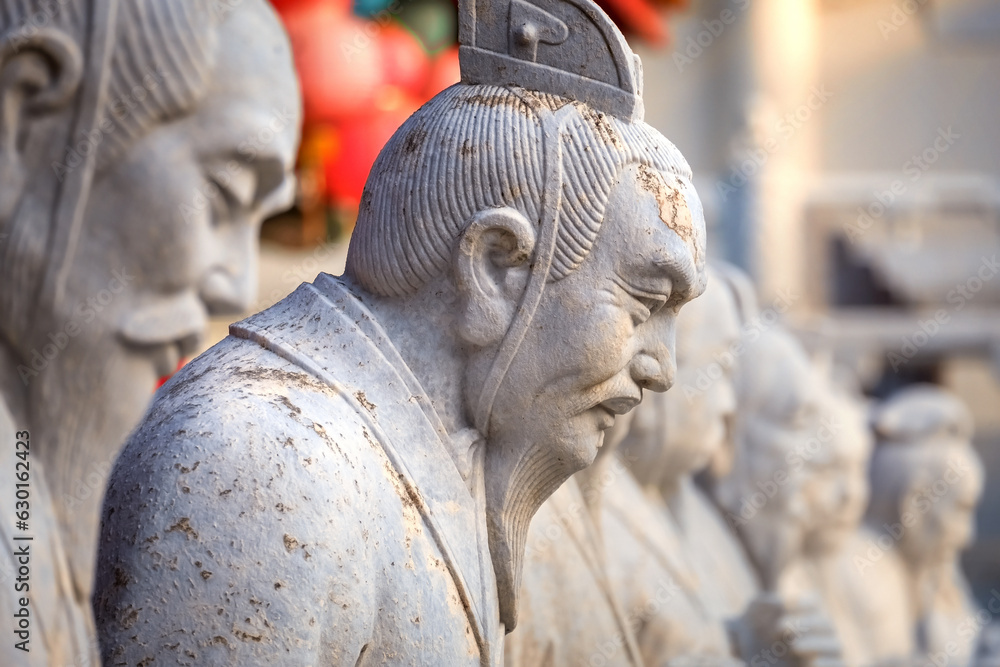 Nagasaki, Japan - Nov 28 2022: Confucius Shrine (Koshi-byo) built in ...