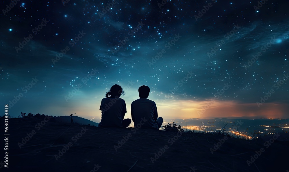 Explore the future with a captivating image of people living on the ...