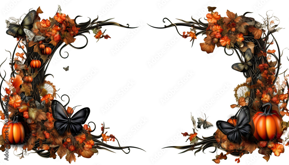 Halloween themed borders and frames, framing your spooky creations ...