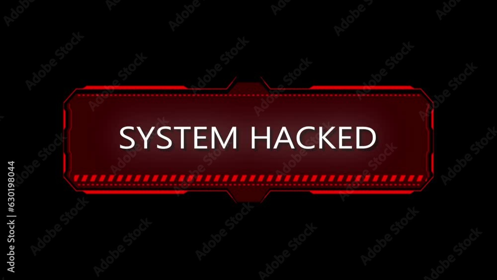Alert Red Warning Error Window Pop Up Notification Box Message Flashing On Screen Hacking