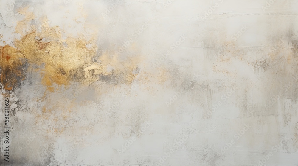 Distressed painted, stained, antique wall in white, grey, cream, ivory ...