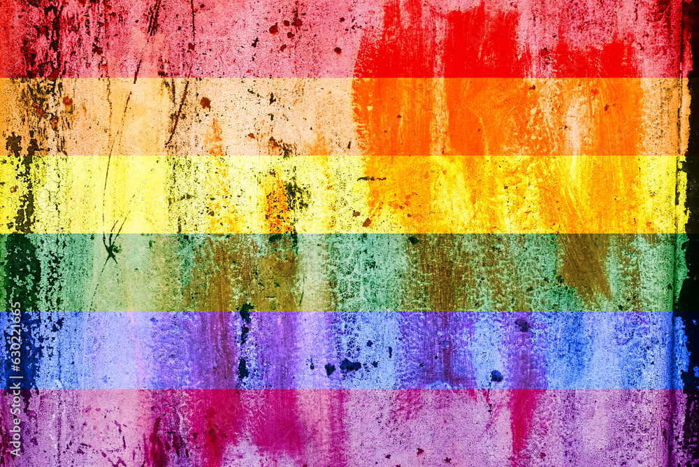 The rainbow flag or pride flag is a symbol of LGBT pride and LGBT ...