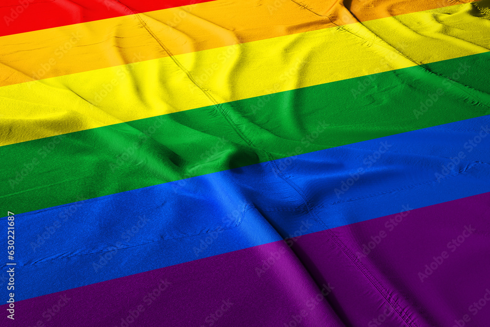The rainbow flag or pride flag is a symbol of LGBT pride and LGBT ...