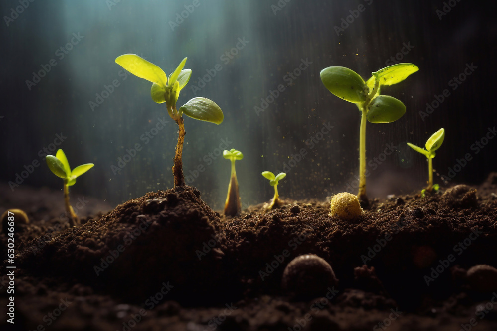 World Soil Day. Growing sprouts. Stock Photo | Adobe Stock