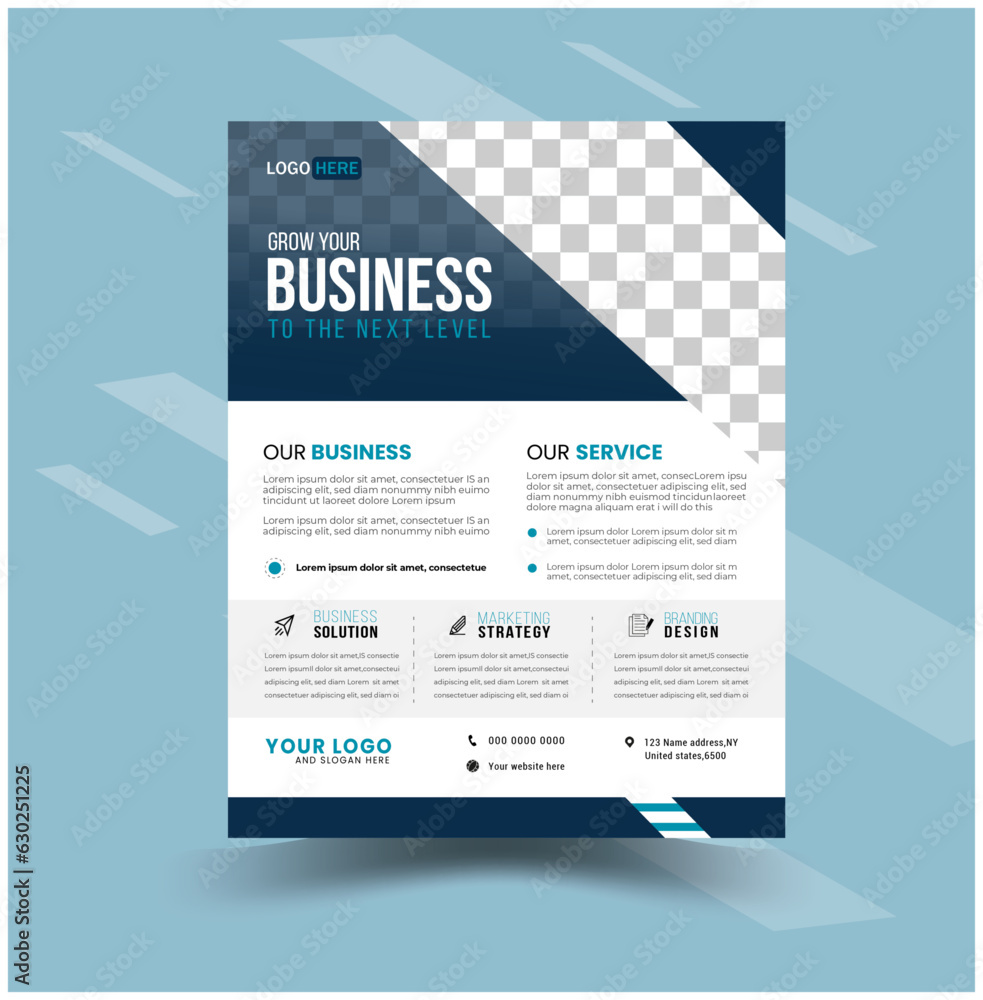 Corporate Flyer Layout, Business Flyer Corporate Flyer Template ...