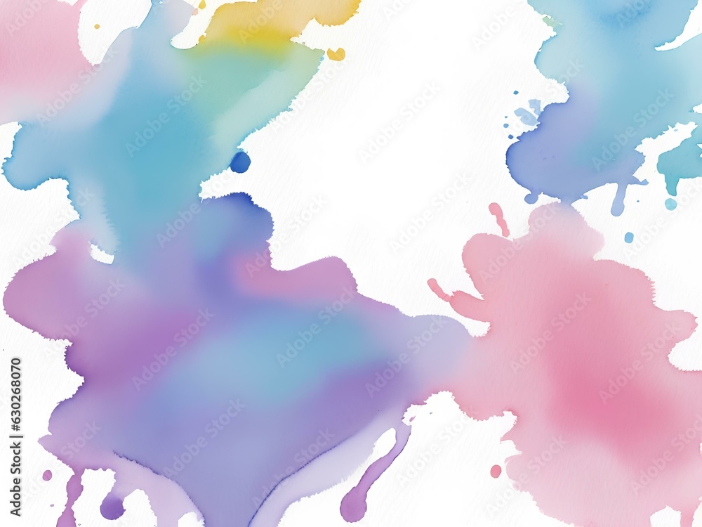 Watercolor ink splash background image. Hand Painted Watercolor ...