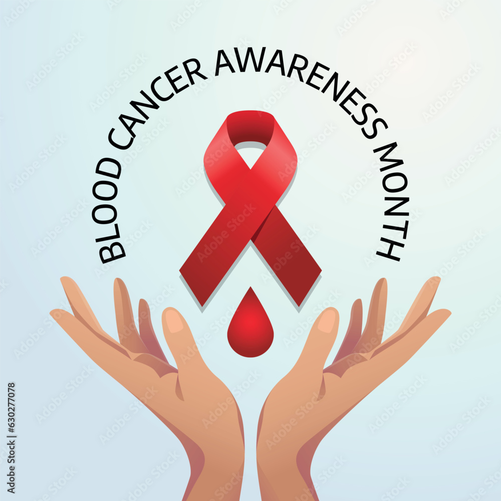 vector graphic of Blood Cancer Awareness Month good for Blood Cancer ...