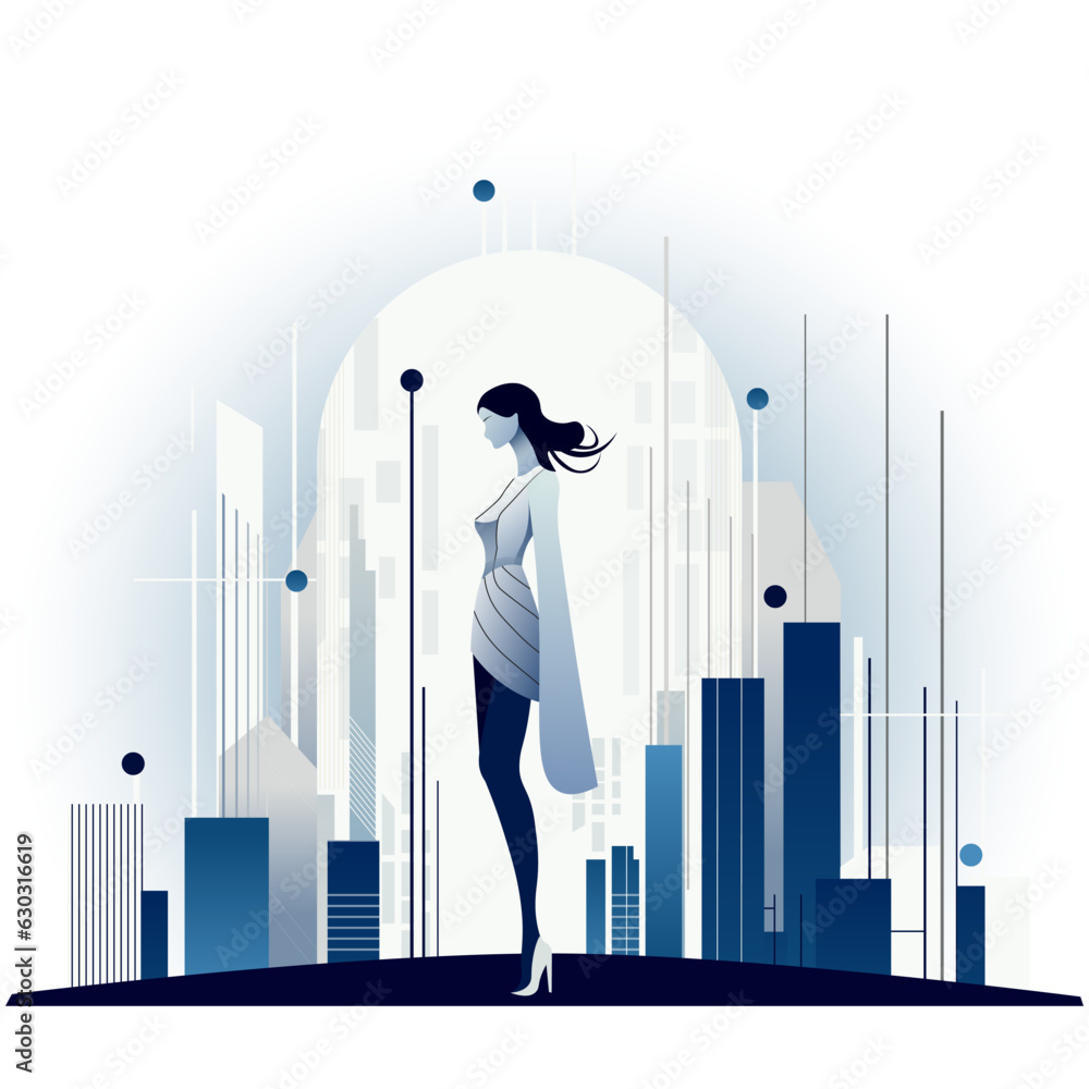 Concept of character . Women setting, limits, creating safe private ...