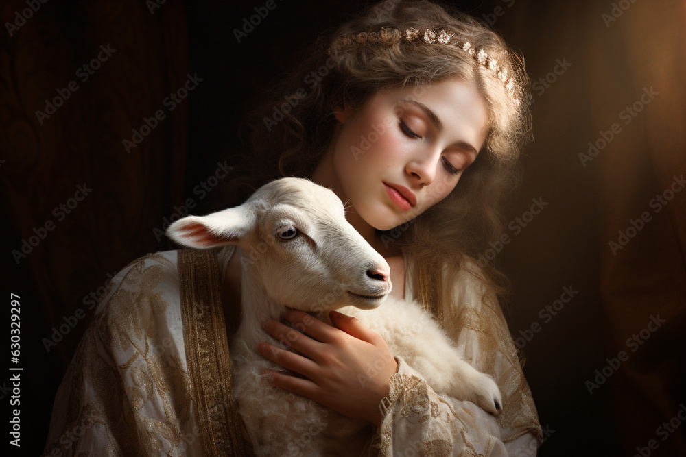 the concept of the lamb as an allegory for spiritual themes such as ...