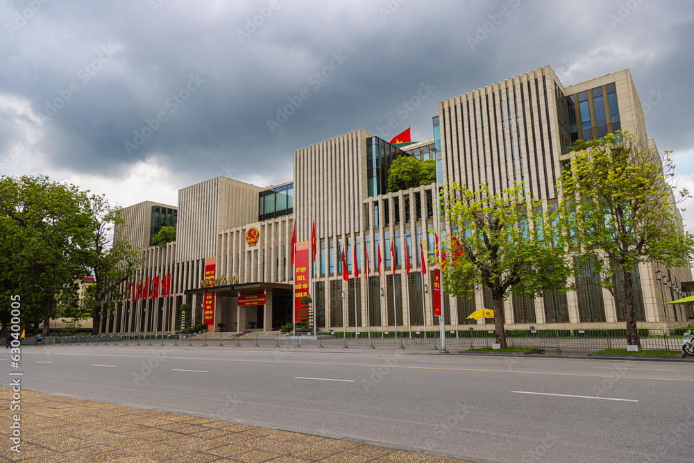 Hanoi, Vietnam - May 28, 2023: Building of the National Assembly of ...