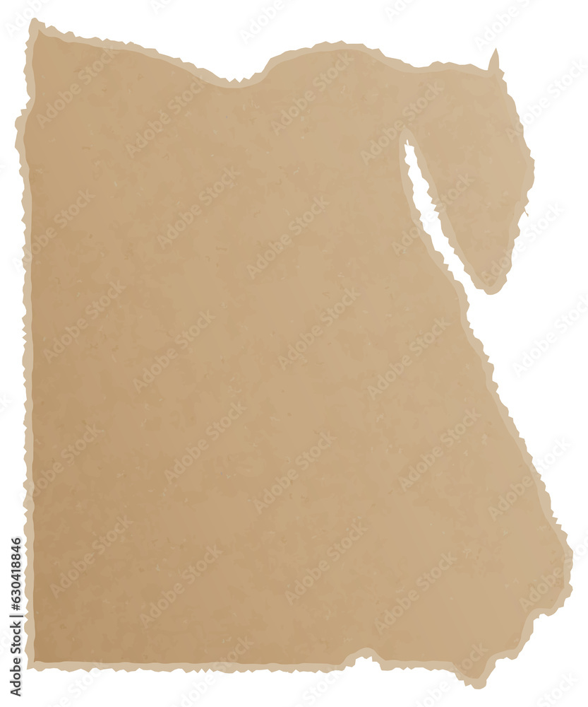 Egypt map. Egyptian maps craft paper texture. Empty template ...
