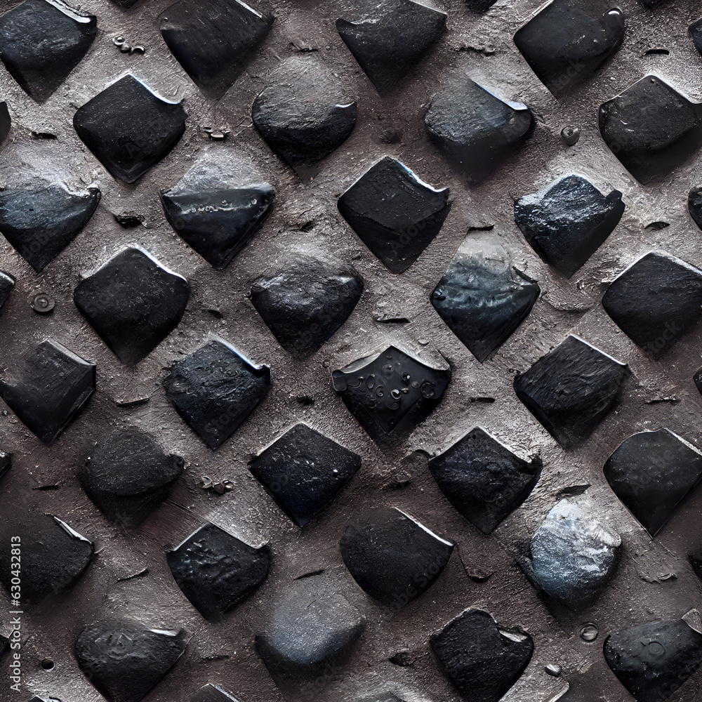 futuristic robot arragement of structures, rusty, black and white ...