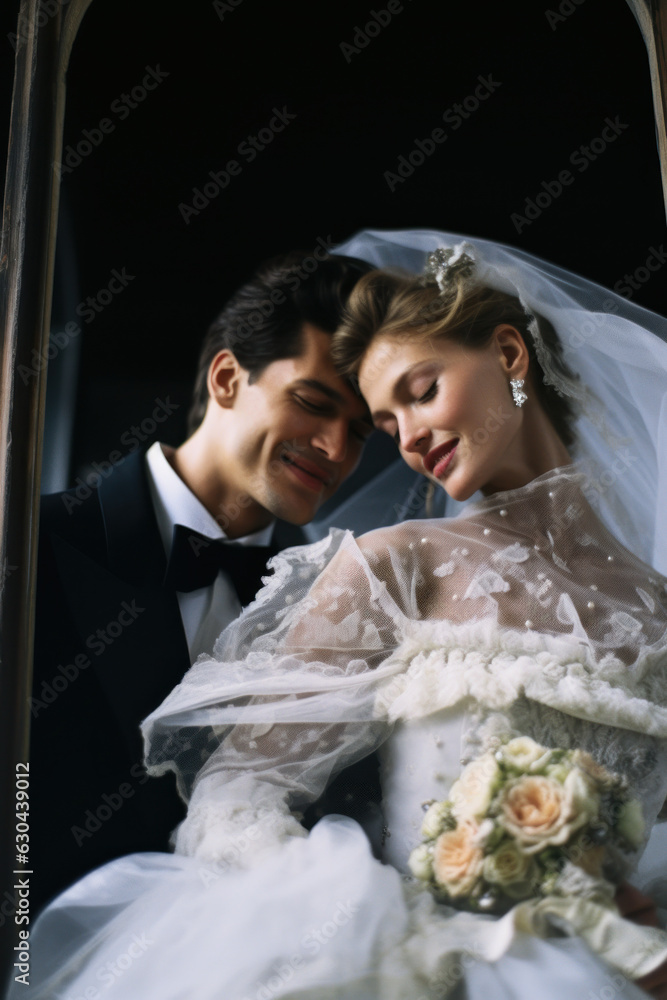 male/female woman/man model/couple in love in magazine editorial ...