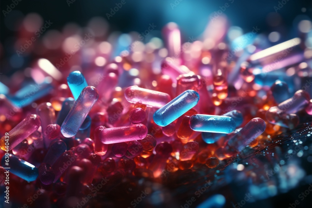 Lactobacillus Bacteria, a part of human microbiota which produces ...