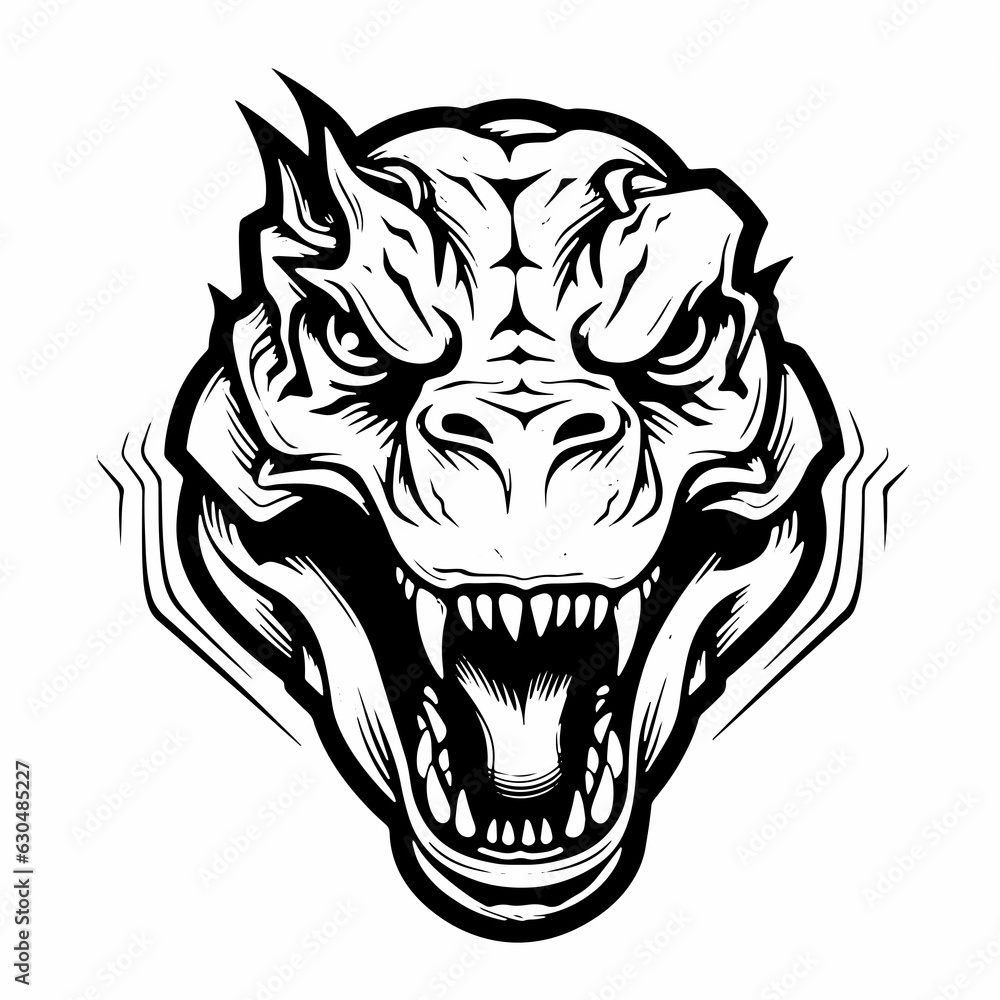 Dinosaur Tyrannosaurus Fangs Teeth Scary Monster Predator Jurassic ...