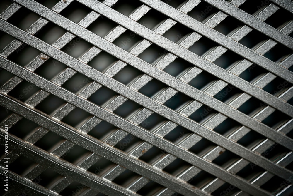 Grated metal texture background, industrial metal bars and grids ...