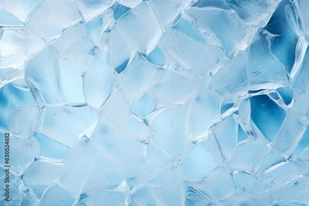 Melting ice texture background, dripping and thawing ice formations ...