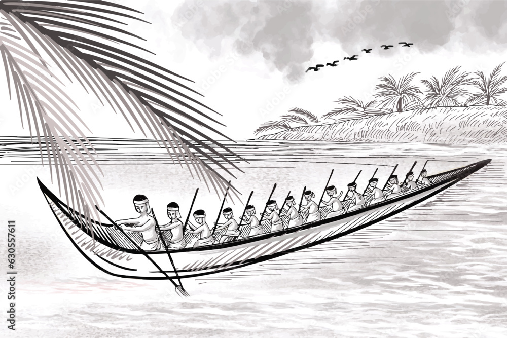 Hand draw sketch happy onam celebration card background Stock Vector ...