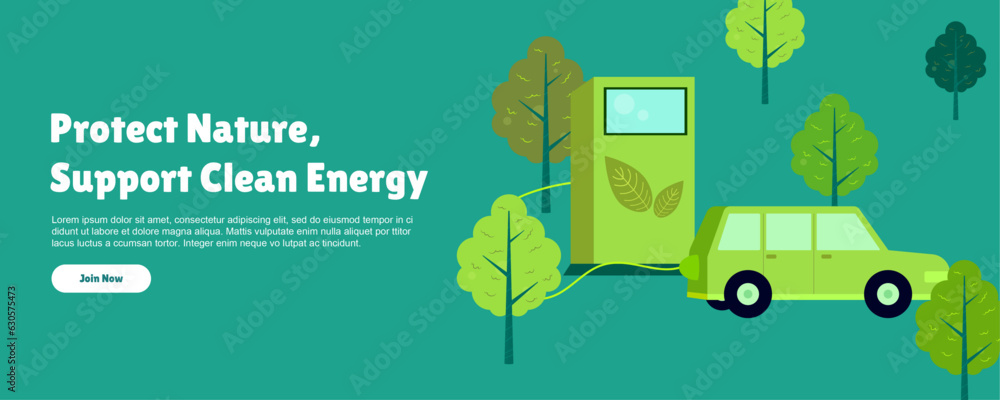 Banner design for sustainable development and eco-friendly concept ...