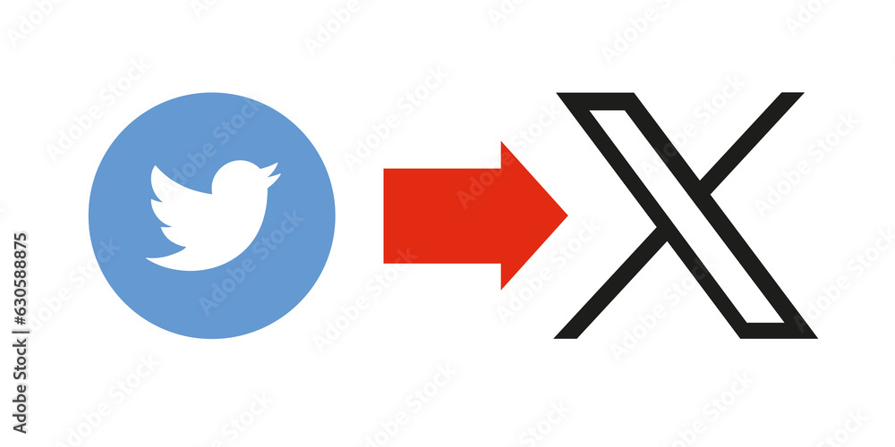 twitter X marks New logo. Twitter has ditched its iconic bluebird logo ...